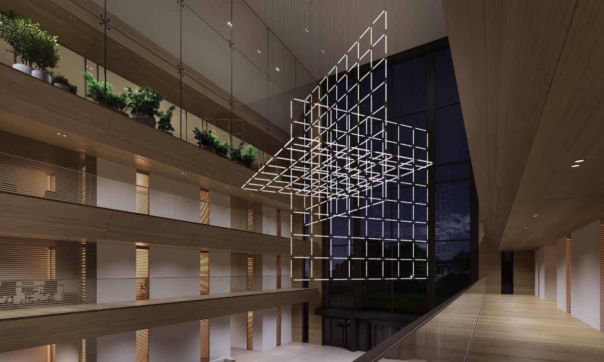 Crystal Grid | The Architecture of Light | Preciosa Lighting